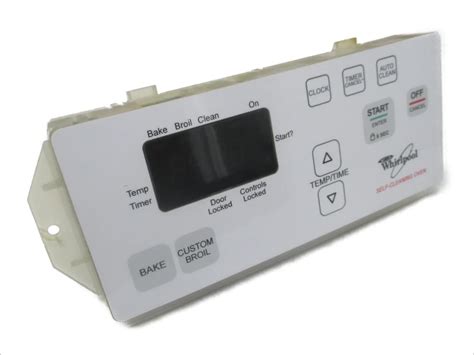 W10134310 6610481 Refurbished White Whirlpool Stove Control Lifetime