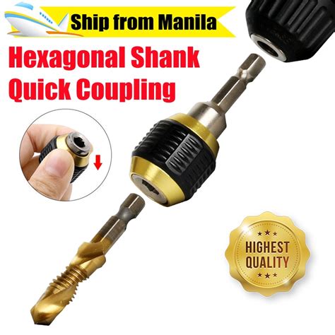 14 Hex Shank Drill Bits Adapter 60mm Keyless Drill Chuck Screwdriver Impact Driver Adaptor