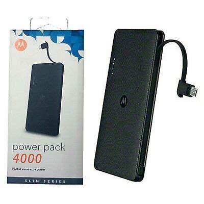 New Motorola P4000 Universal Portable Power Pack Rapid Battery Charger