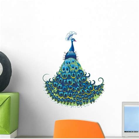 Peacock Decal