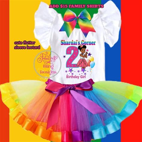 Gracie Corner Birthday Tutu Outfit Custom Gracies Corner Etsy
