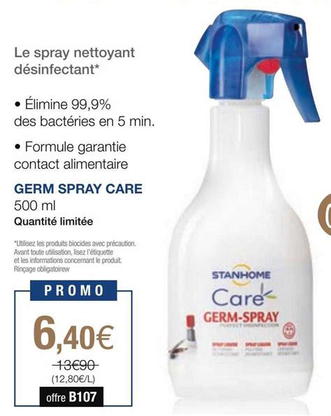 Offre Germ Spray Care Chez Stanhome