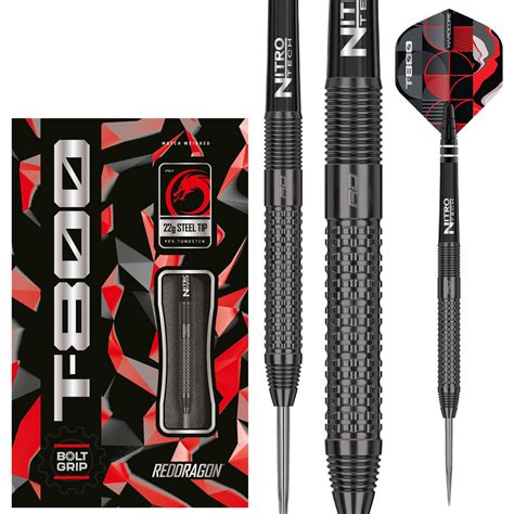 T 800 90 Tungsten Steel Tip Darts By Red Dragon Double Top Darts
