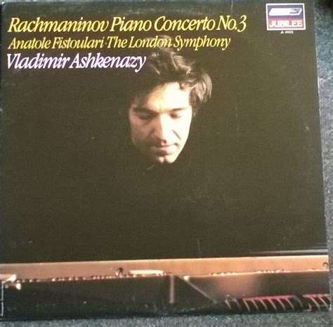 3rd Piano Concerto By Vladimir Ashkenazy Sergei Vasilyevich