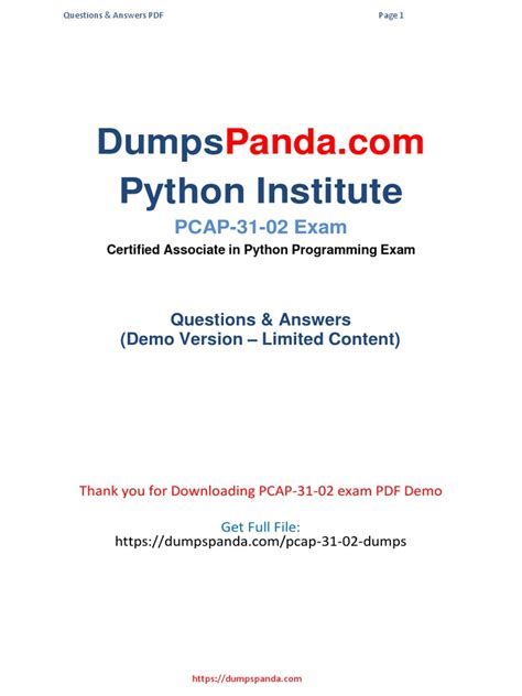 Dumps Python Institute Pcap 31 02 Exam Pdf C Programming Language Control Flow