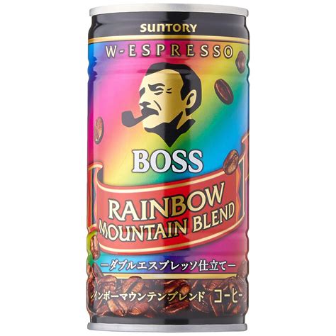 三得利 Boss彩虹山混合白咖啡185克 1 个 Weee