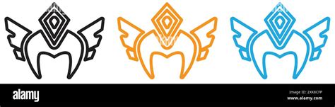 Valkyrie Icon Vector Logo Set Collection Or Bundle Pack Group Stock Vector Image And Art Alamy