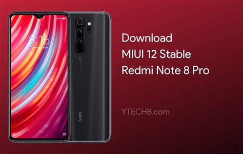 Download Redmi Note 8 Pro Miui 12 Stable Update
