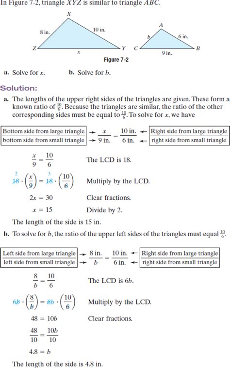 Solved Triangle ABC Is Similar To Triangle XYZ Solve For X And Y
