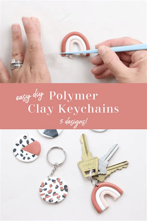POLYMER CLAY TUTORIAL POLYMER CLAY KEYCHAINS Clay Jewelry Diy Polymer Clay Jewelry