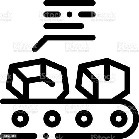 煤炭在庫存圖示向量輪廓插圖向量圖形及更多商務圖片 商務 器材 堆土機 Istock