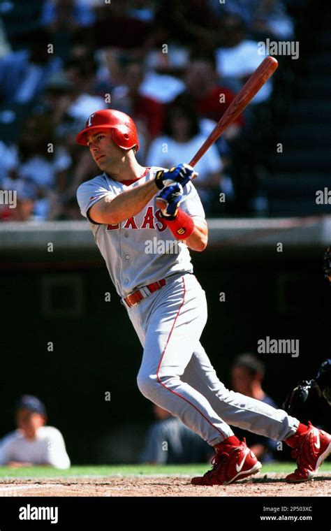 Todd Zeile Of The Texas Rangers During A Game Against The Los Angeles