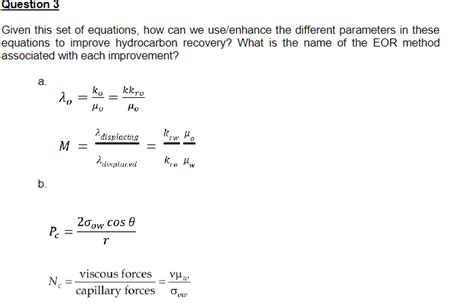 Solved Given This Set Of Equations How Can We Use Enhance Chegg