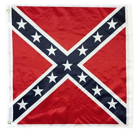Square Confederate Battle Flag 32″x32″ Printed I Americas Flags