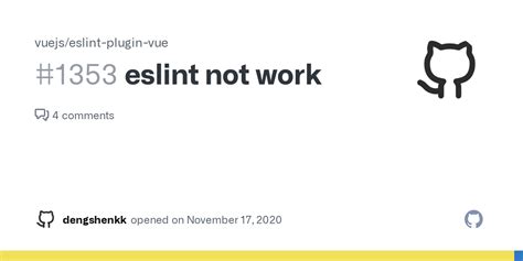 Eslint Not Work · Issue 1353 · Vuejseslint Plugin Vue · Github