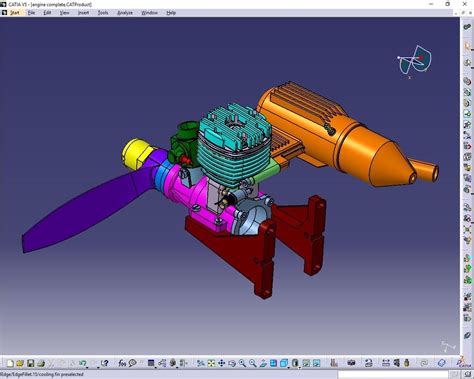 Rc Engine 3d Model Assembly 3d Model Cgtrader