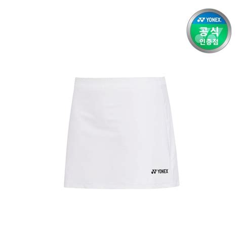 요넥스공식 배드민턴 스커트 여성 우븐 치마 화이트 231ps002f Ssgcom