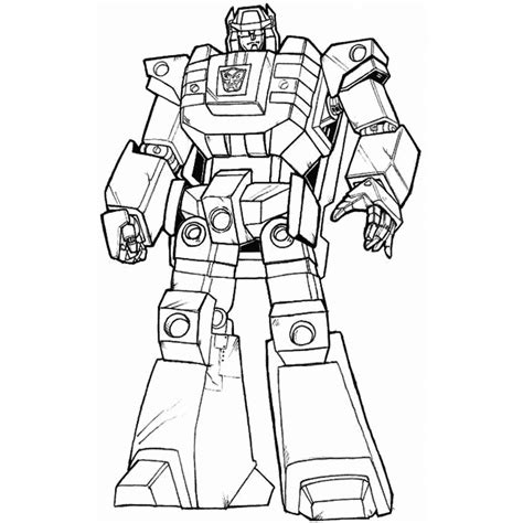 Coloriage Transformers Optimus Prime à Imprimer