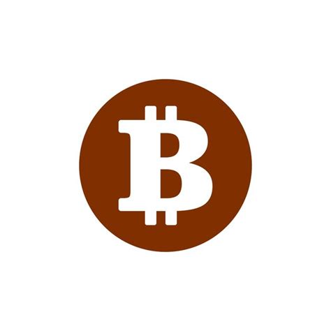 비트 코인 아이콘 프리미엄 벡터