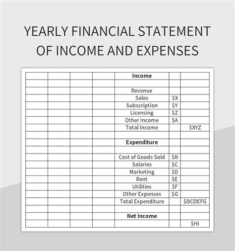 Free Salary Settlement Statement Templates For Google Sheets And