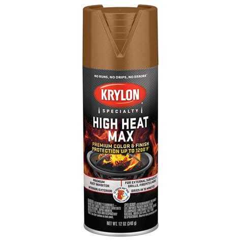 Krylon High Heat Max Copper аэрозольная высокотемпературная краска