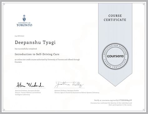 Introduction To Self Driving Cars Self Driving Car Specialization