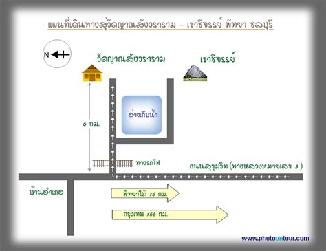 ลานธรรมจักร อ่าน แผนที่วัดญาณสังวราราม วรมหาวิหาร จ ชลบุรี