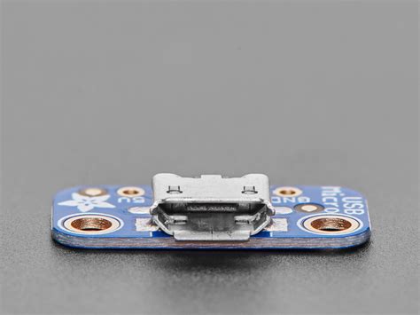 USB Micro B Breakout Board ID Adafruit Industries Unique Fun DIY Electronics And Kits