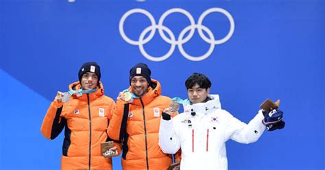 [사진]대한민국에 스피드스케이팅 1500m 동메달 안긴 김민석