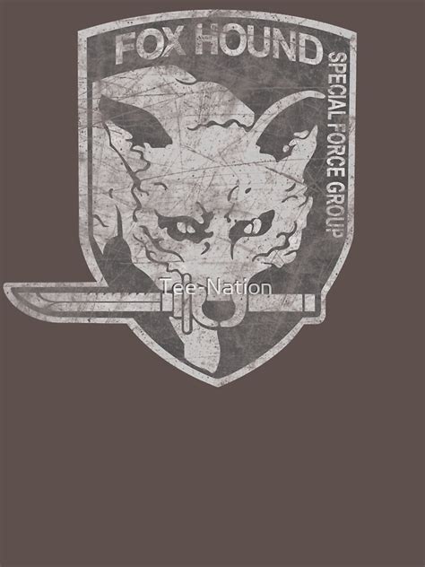 Battle Worn Fox Hound Special Force Group T Shirt For Sale By Tee