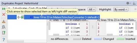 Analyzing Duplicates Help Intellij Idea