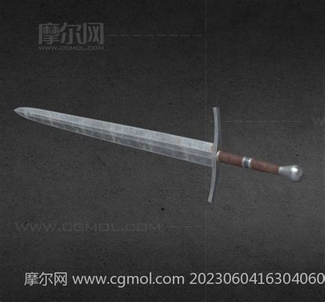 中世纪长剑 游戏刀剑 宝剑其他模型下载 摩尔网cgmol