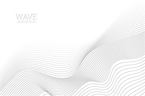 Premium Vector | Wave Lines Pattern Abstract Background. Vector