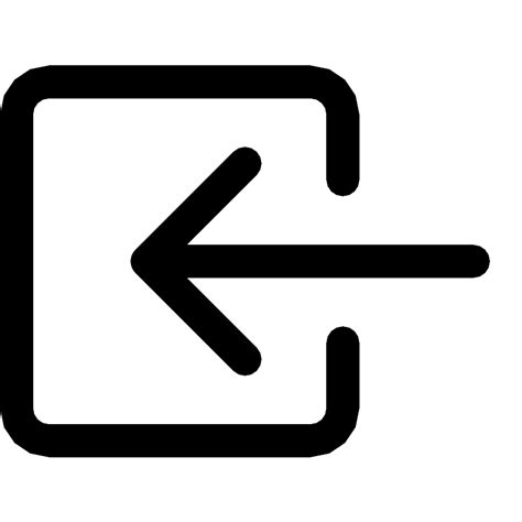 Box Arrow In Left Vector Svg Icon Svg Repo