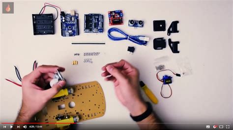 Geekcreit® Diy L298n 2wd Kit De Voiture Robot à Suivi Intelligent à Ultrasons Pour Arduino