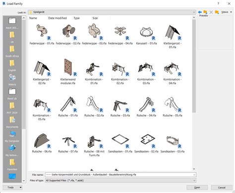 Install Revit Families