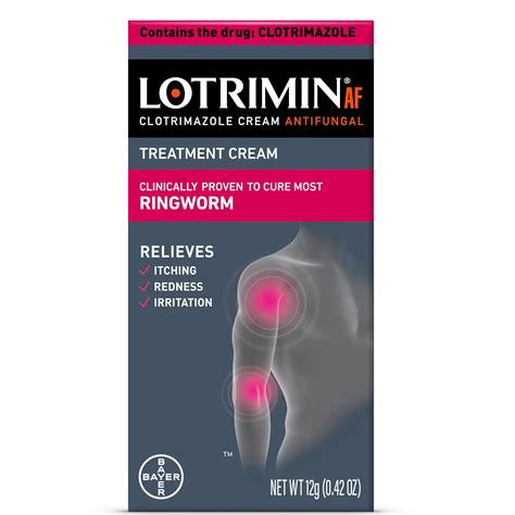 Lotrimin Af Antifungal Clotrimazole Ringworm Cream Shop Skin And Scalp Treatments At H E B