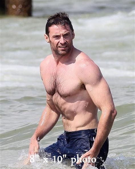 Hugh Jackman Shirtless Hairy Chest Beefcake Photo 5 Amazing Body Shot