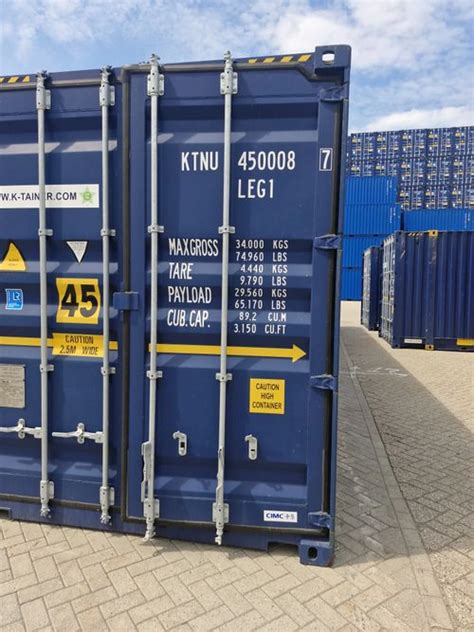 45ft High Cube Pallet Wide Container K Tainer Trading Bv