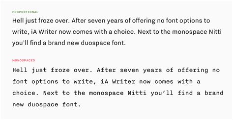 From Monospace To Duospace In Search Of The Perfect Writing Font