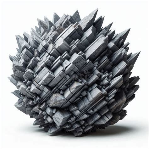 Breccia A Sedimentary Rock Composed Of Angular Rock Ce Stock Illustration Illustration Of Brec