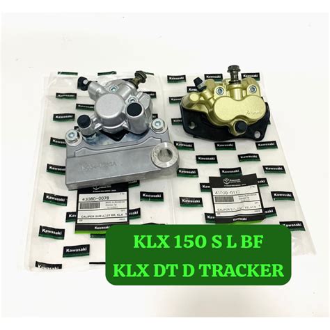 Jual KALIPER CAKRAM PALA BABI DEPAN BELAKANG KLX S L BF DT D TRACKER TREKER KAWASAKI ORI