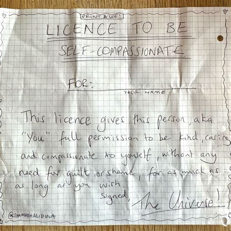 Your Licence For Self Compassion ☀️shamash Alidina