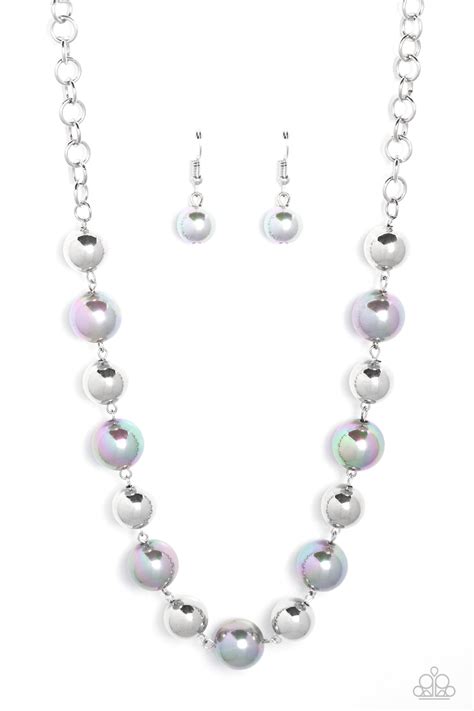 Dreamscape Escape Silver Paparazzi Necklace Jewelryblingthing