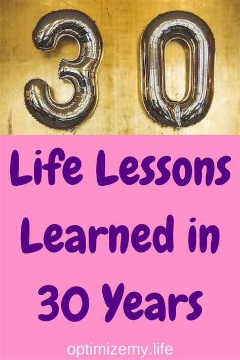 Lessons In Years Optimize My Life Lessons Learned In Life Lesson Lessons Learned