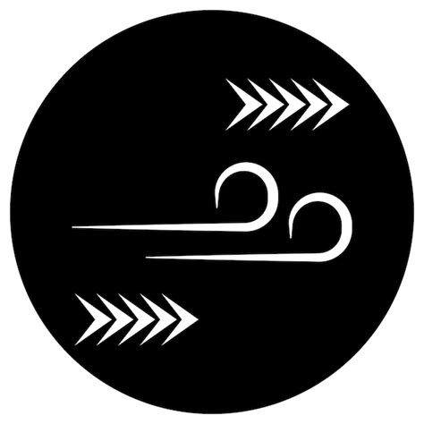 Premium Vector Wind Direction Icon Vector