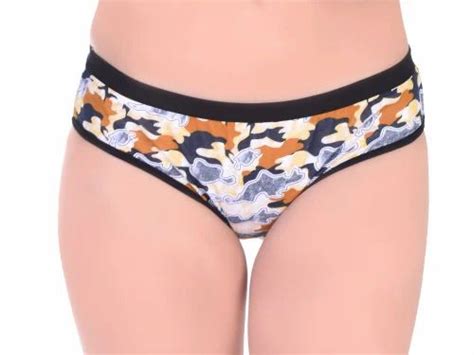 Briefs Printed Ladies Black Cotton Panty At ₹ 29piece In New Delhi