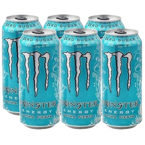 kit 6 Energético Monster Ultra Fiesta Mango Importado 500ml Shopee Brasil