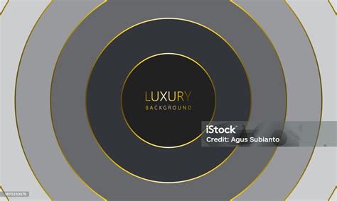 Luxury Background With Concentric Circle Pattern Stock Illustration