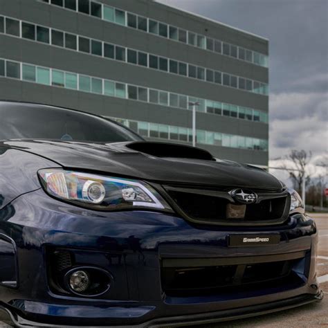 Jdmuscle Tanso Cs2 Style Front Carbon Fiber Lip For 2011 2014 Wrxsti